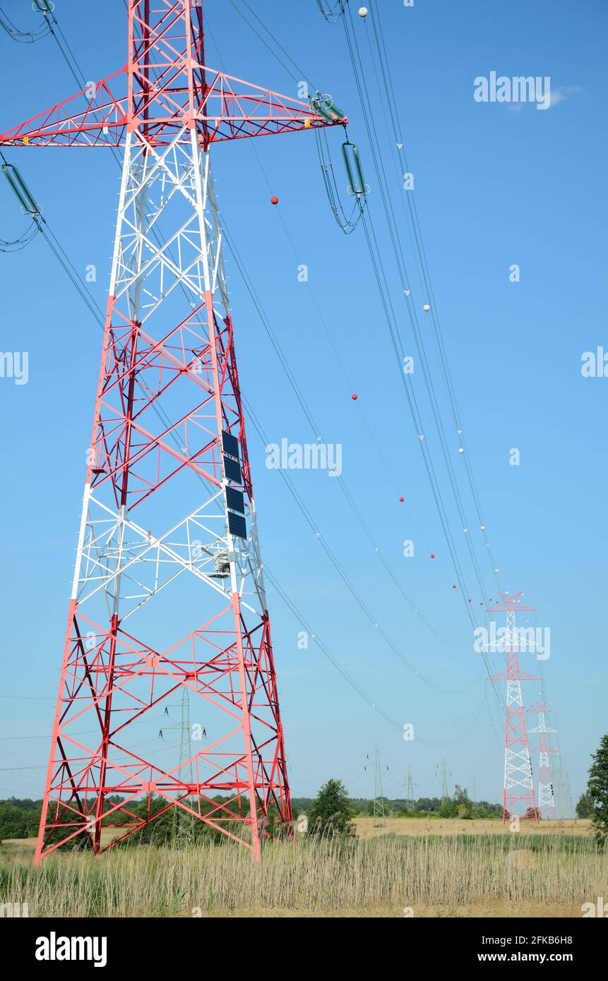 Poland power transmission lines hi-res stock photography and images - Alamy