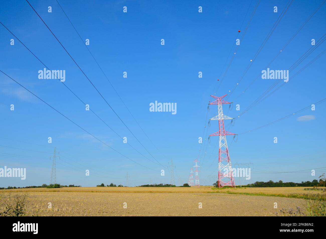 Poland power transmission lines hi-res stock photography and images - Alamy