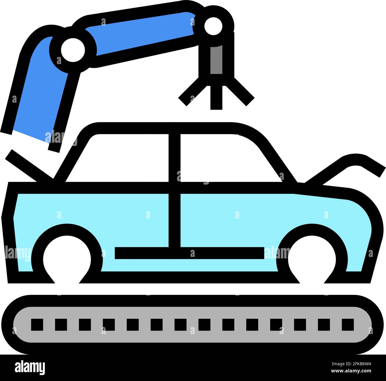 apply primer on car body color icon vector illustration Stock Vector ...