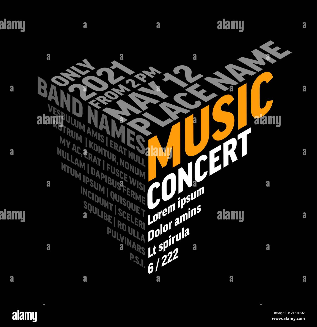 Simple Concert Poster