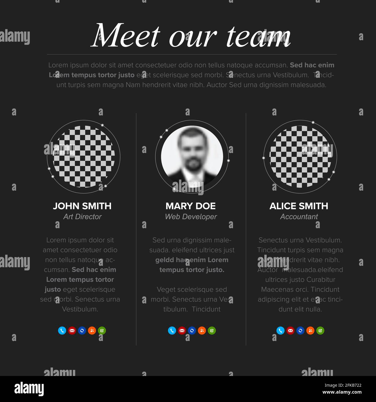 Meet colleague Stock Vector Images - Alamy