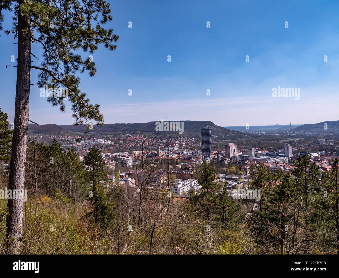 View of the old town of Jena Stock Photo - Alamy
