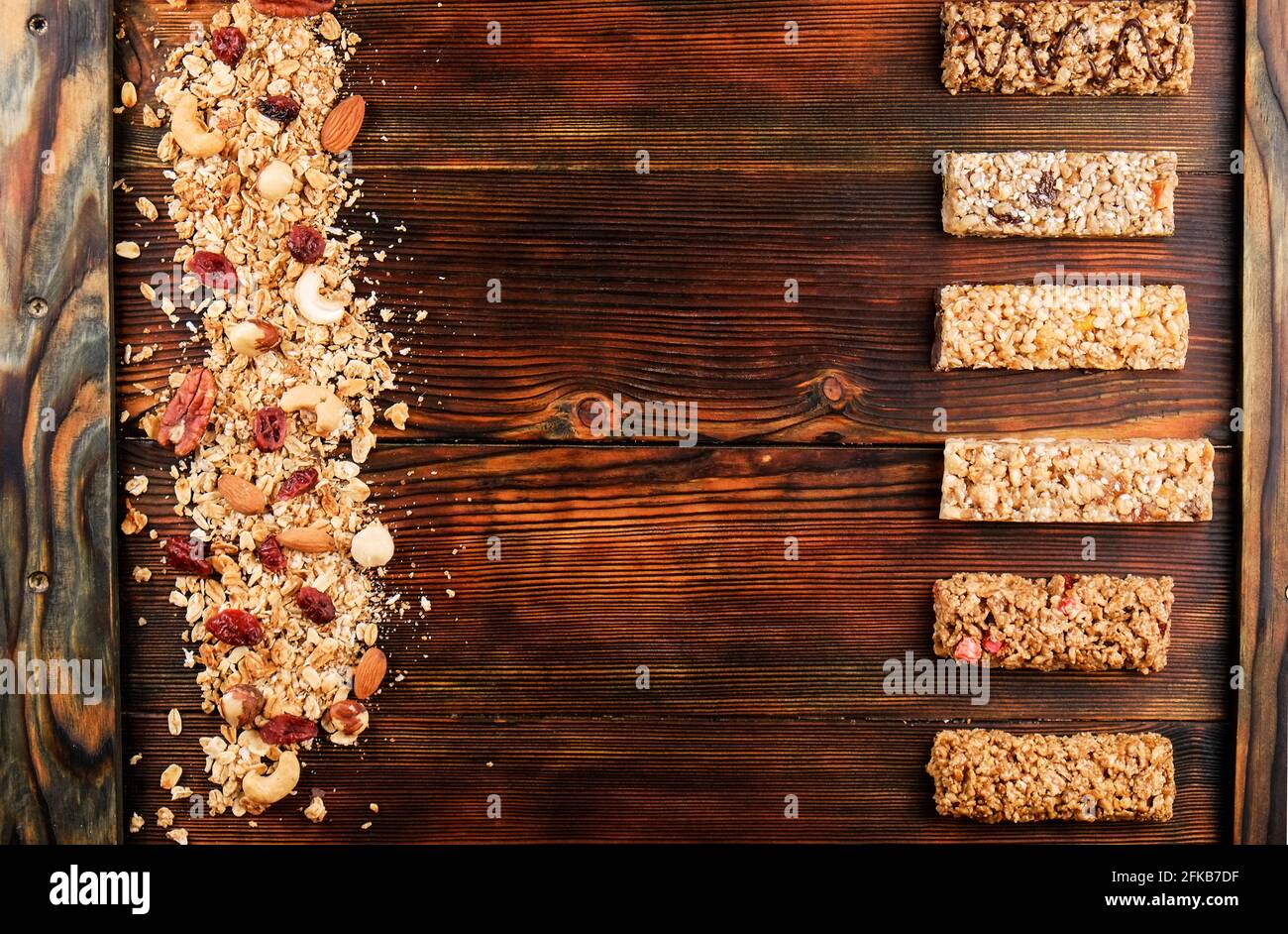 Wood In Granola Bar