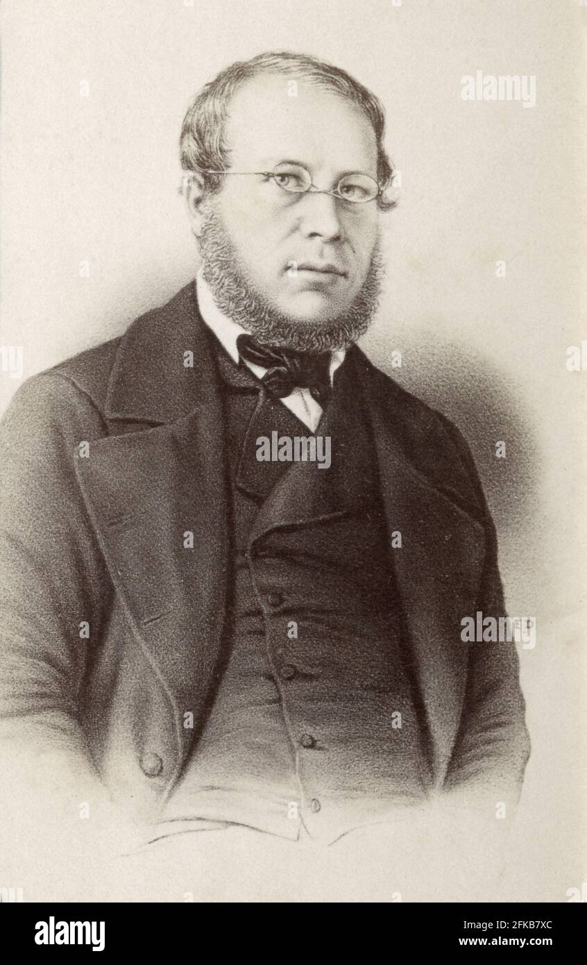 Pierre-Joseph Proudhon (1809-1865) French Socialist Photograph by E ...