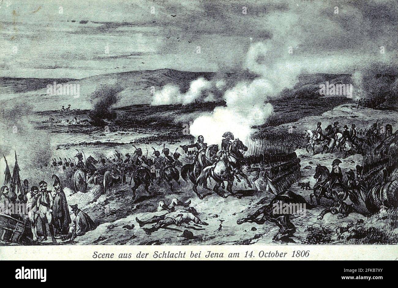 The Battle of Jena. 14th October 1806 Paris, Fondation Napoléon Stock ...