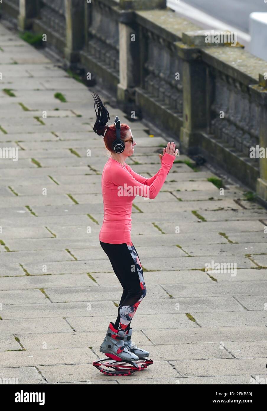 Spring in her step she hi-res stock photography and images - Alamy