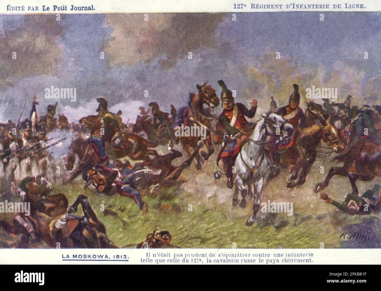 Battle of Moscow: 127th Line infantry regiment. Russia Campaign (June ...