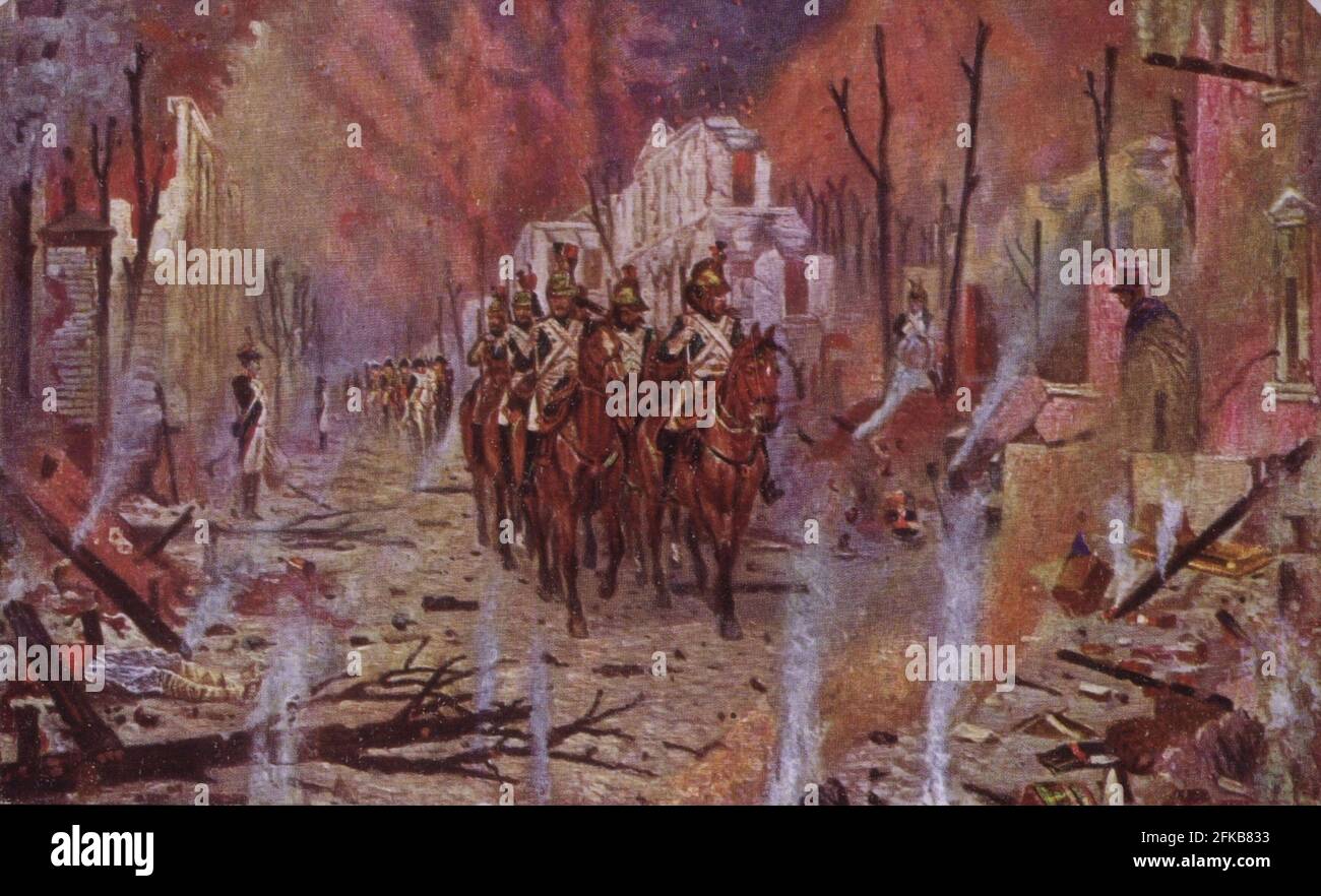 Fire of moscow 1812 hi-res stock photography and images - Alamy