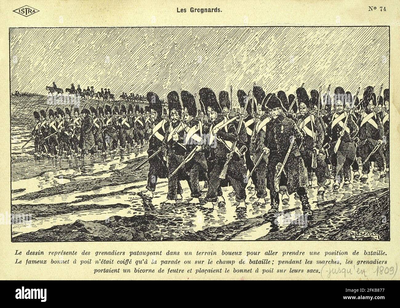 Russia Campaign. Grenadiers. 1812 Paris, Fondation Napoléon Stock Photo ...