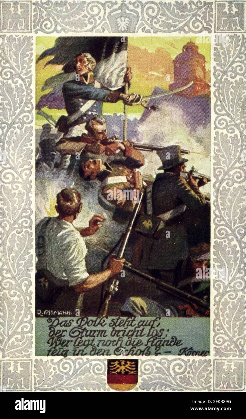 Saxony Campaign. Prussian soldiers. 1813 Paris, Fondation Napoléon ...