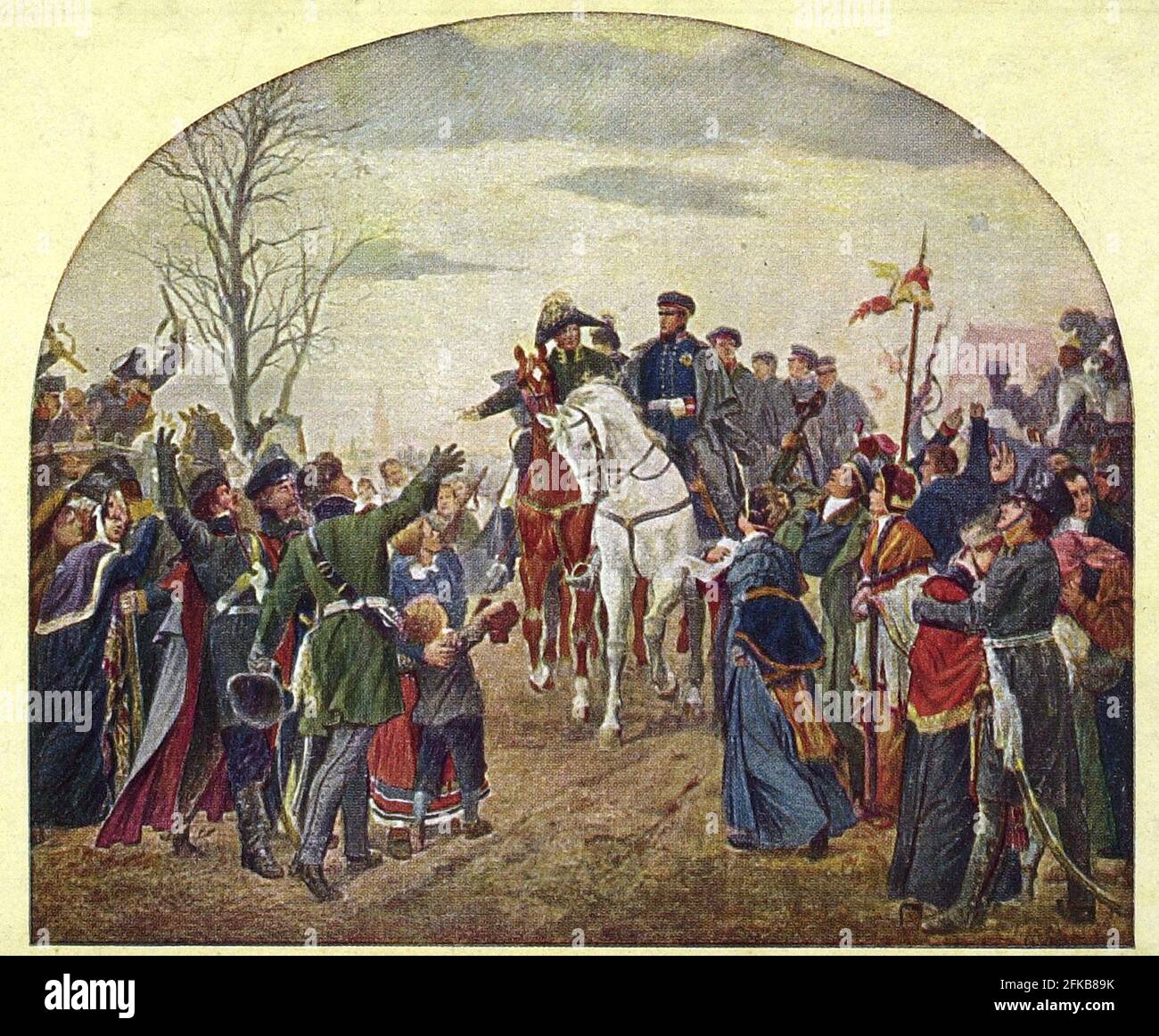 Saxony Campaign: soldiers being mobilised. 1813 Paris, Fondation ...