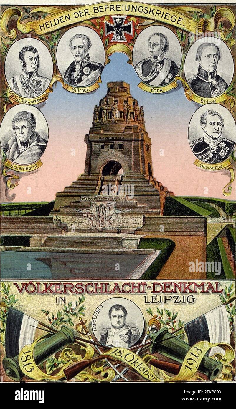 Leipzig napoleon monument hi-res stock photography and images - Alamy