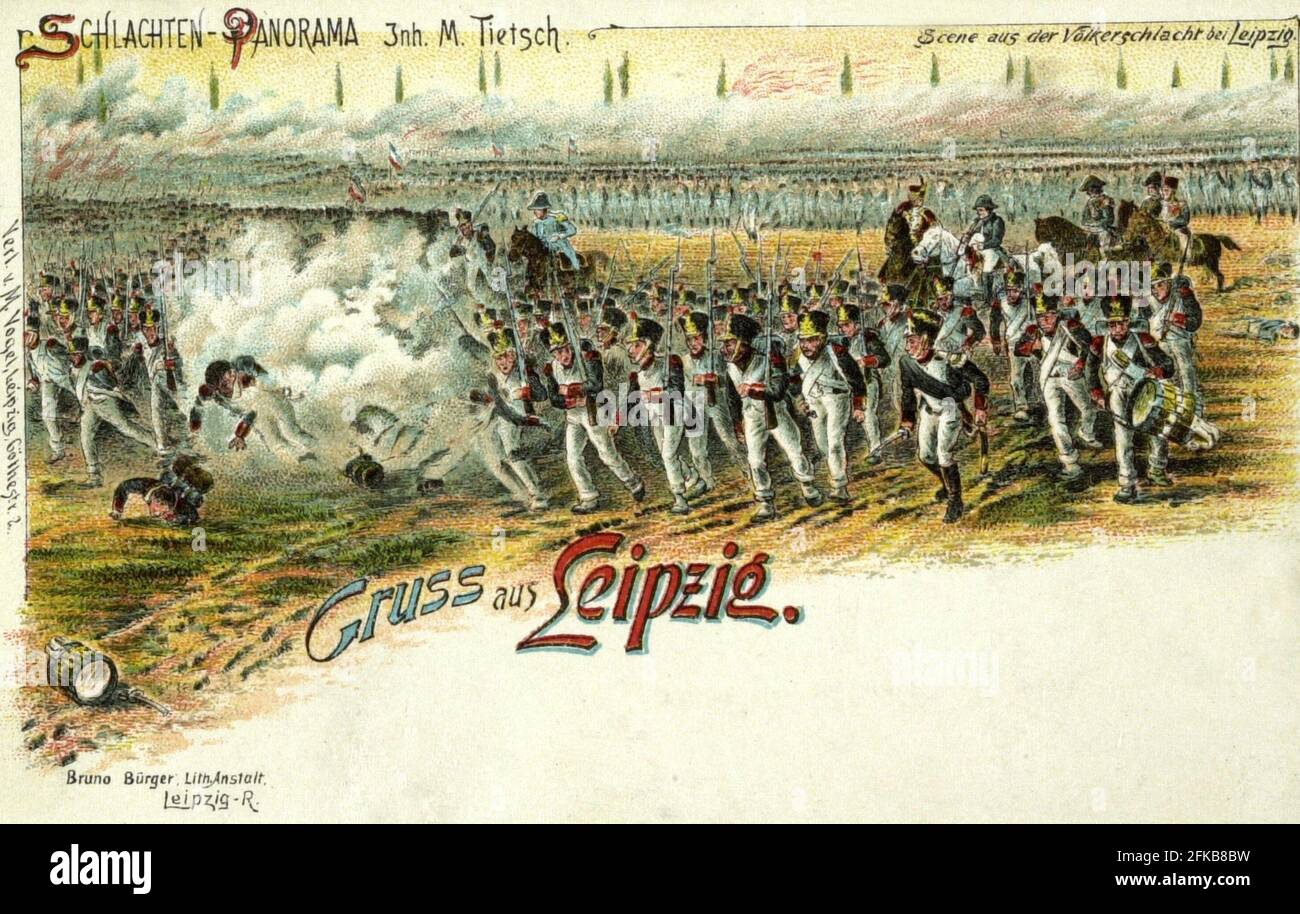 Saxony Campaign. Battle of Leipzig. 18th October 1813 Paris, Fondation ...