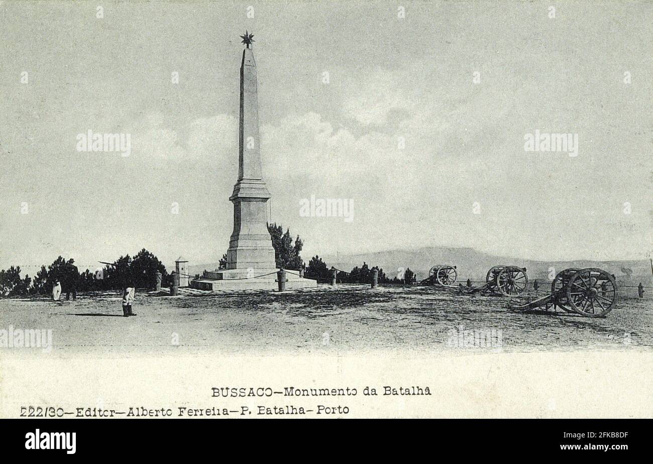 Peninsular Campaign: Battle of Bussaco (Portugal). Commemorative ...