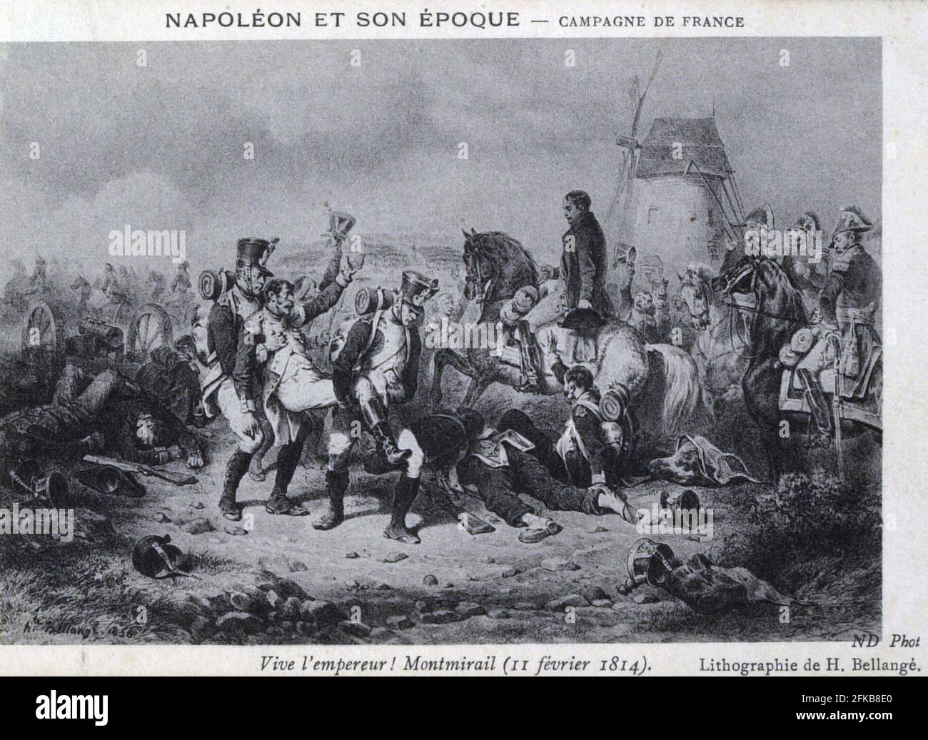 Napoleon I: The Battle of Montmirail. France Campaign. January-March ...
