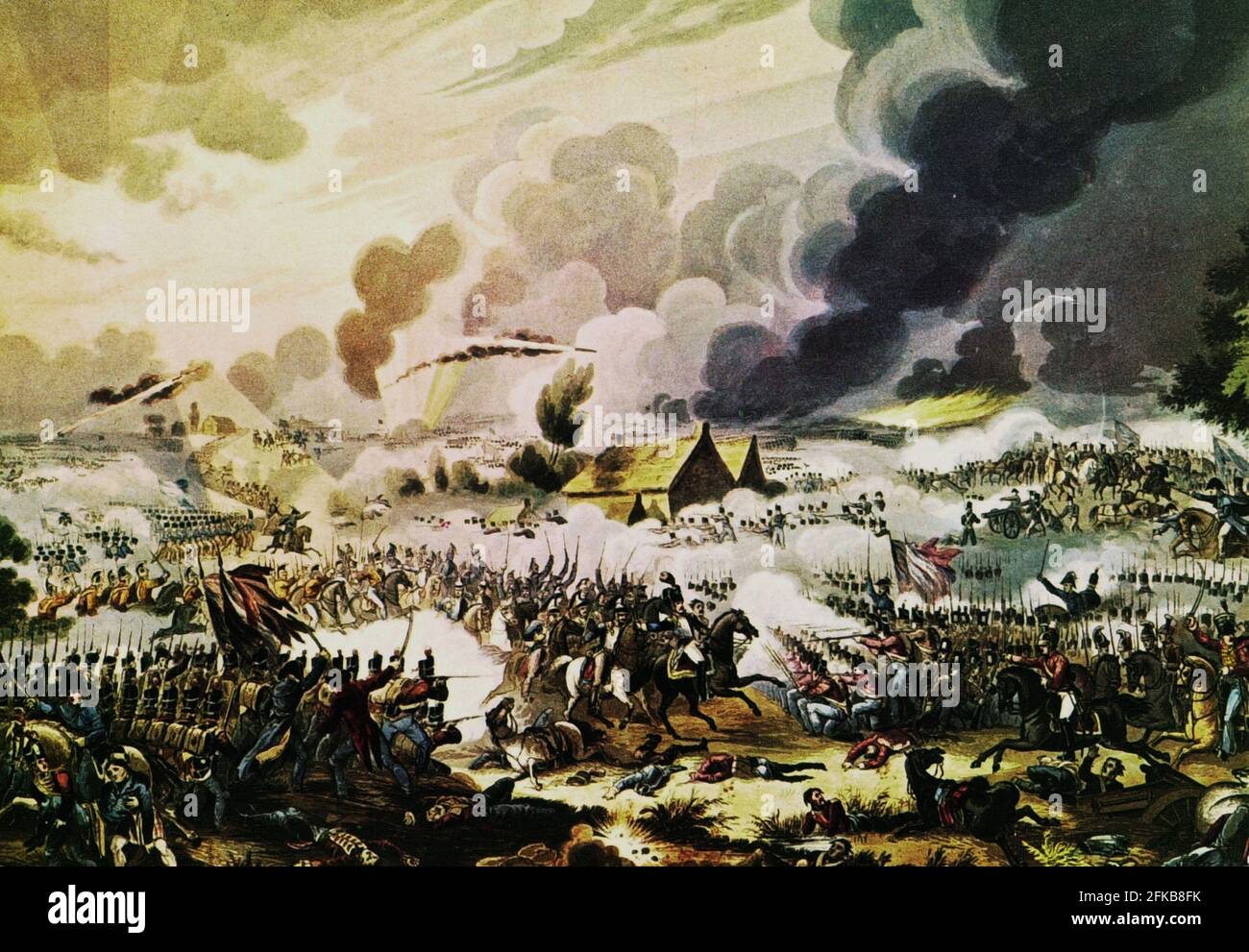 Battle of Waterloo. 18th June 1815 Paris, Fondation Napoléon Stock ...