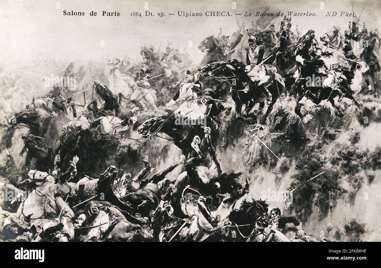 Bataille de Waterloo: Ravine. 18th June 1815 Paris, Fondation Napoléon ...