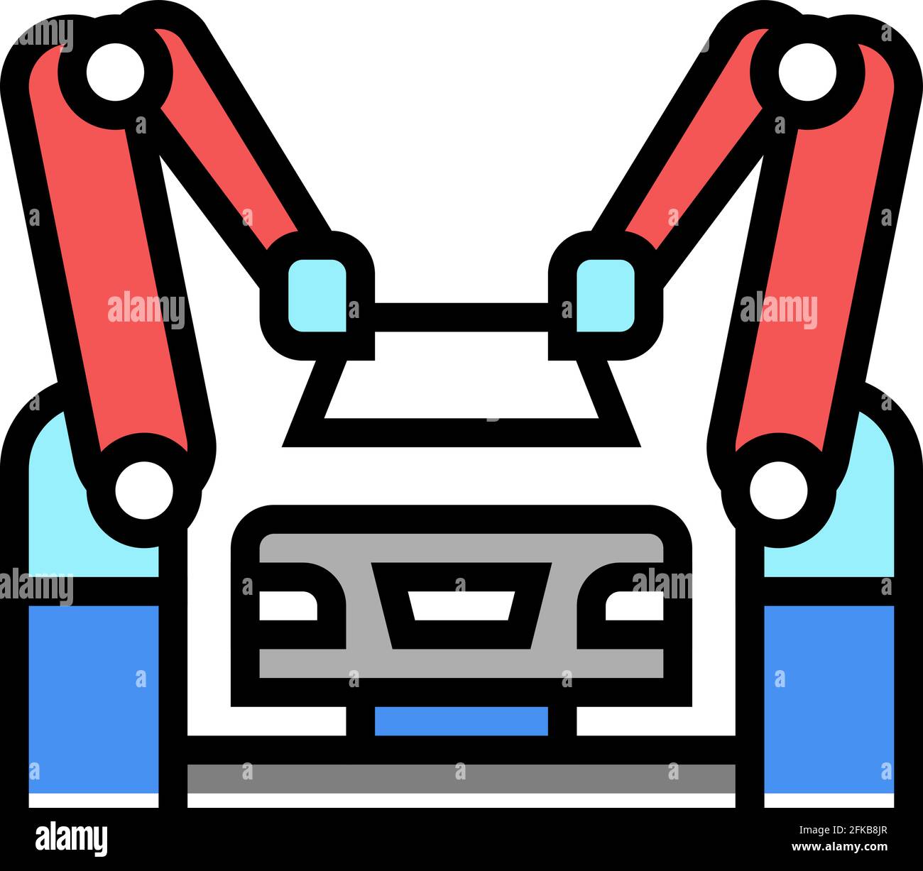 assembly car color icon vector illustration Stock Vector Image & Art ...