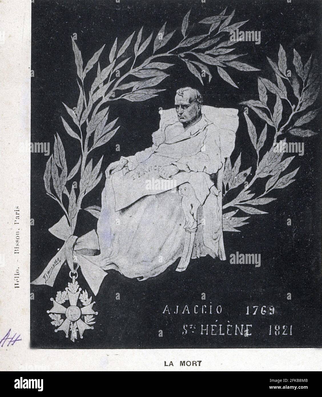 Napoleon I dying in Saint-Helena. 1815 Paris, Fondation Napoléon Stock ...