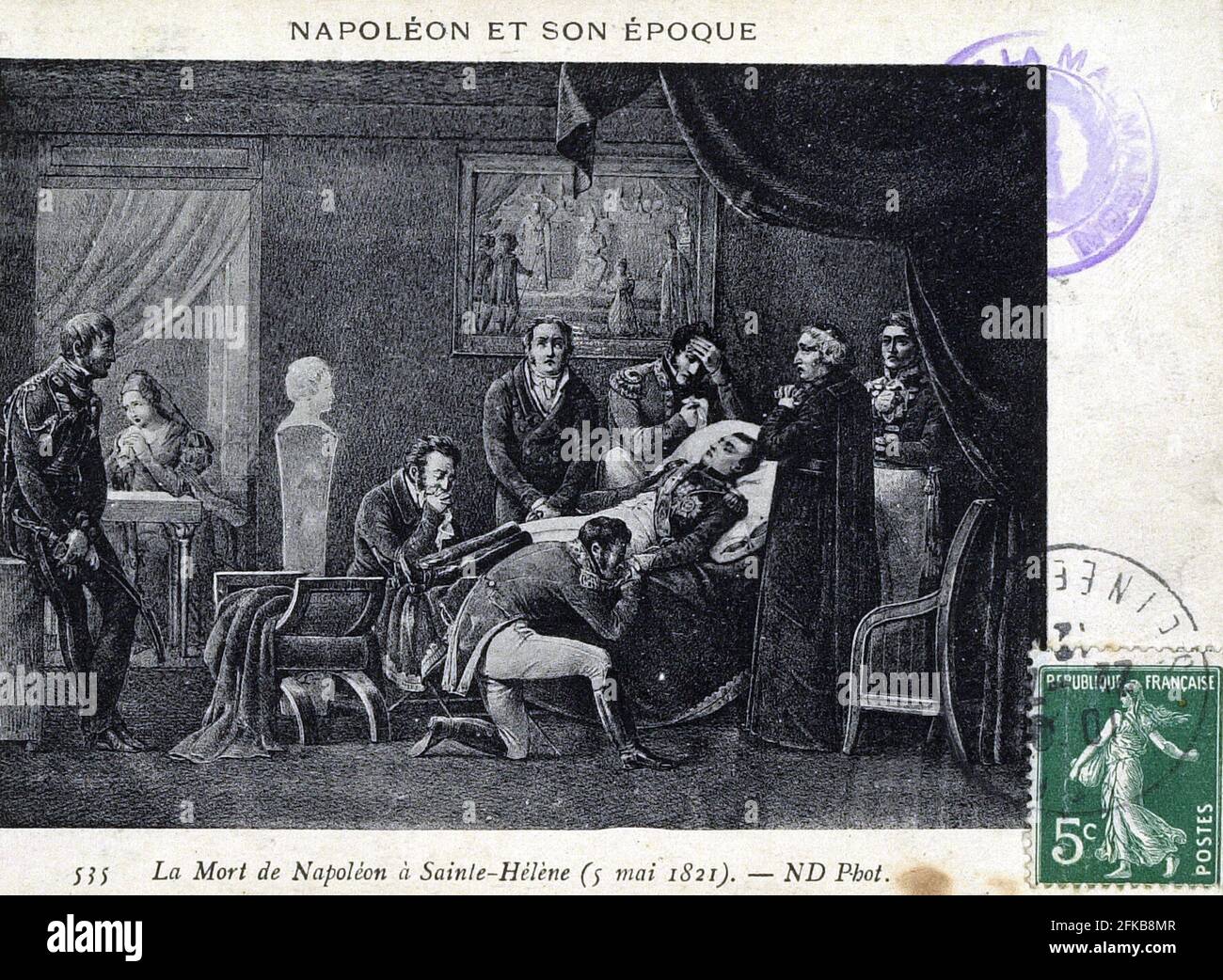 The Death of Napoleon I in Saint-Helena. 5th May 1821 Paris, Fondation ...
