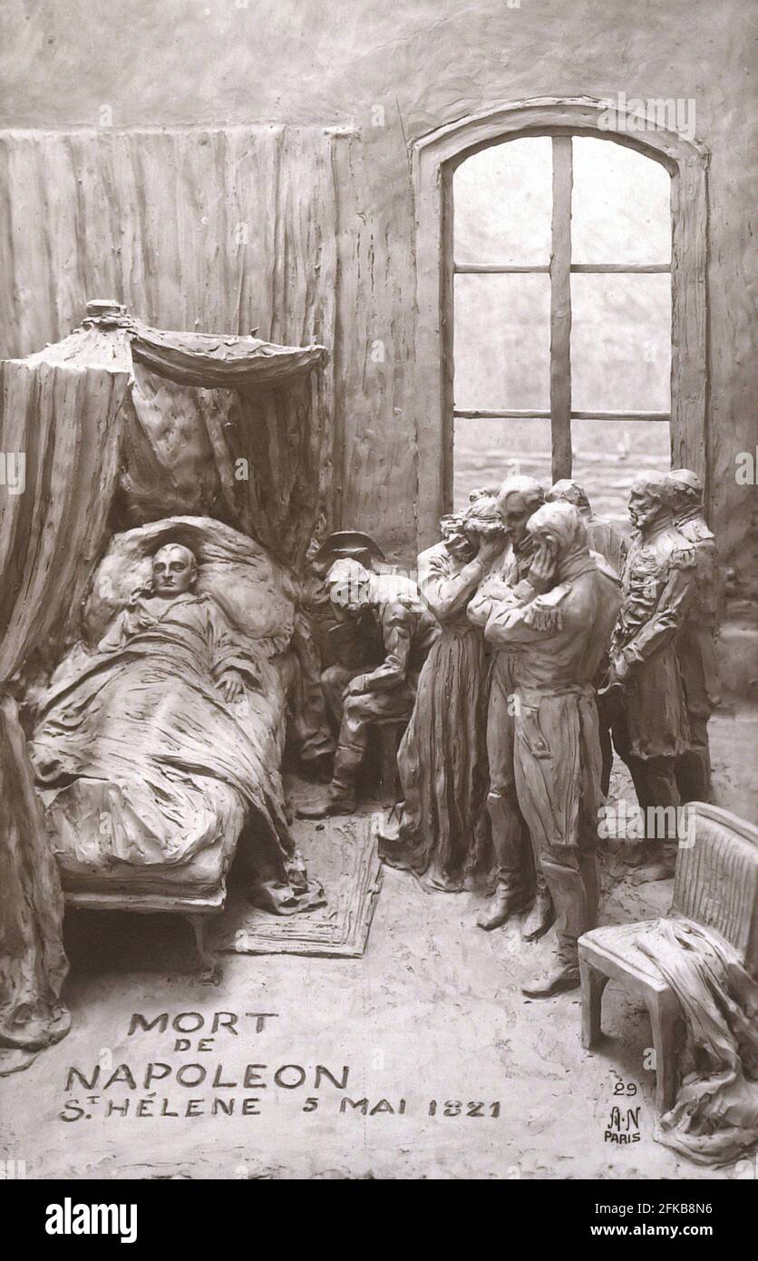 The Death of Napoleon I in Saint-Helena. 5th May 1821. Paris, Fondation ...