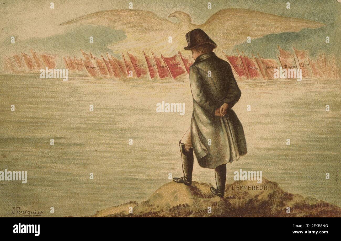 Napoleon Bonaparte Standing 1,433 Complejo Napoleónico Royalty Free