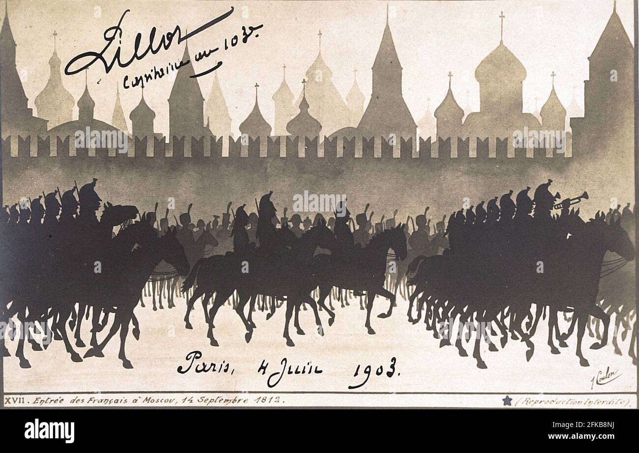 The French arriving in Moscow. 14th September 1812 Paris, Fondation ...