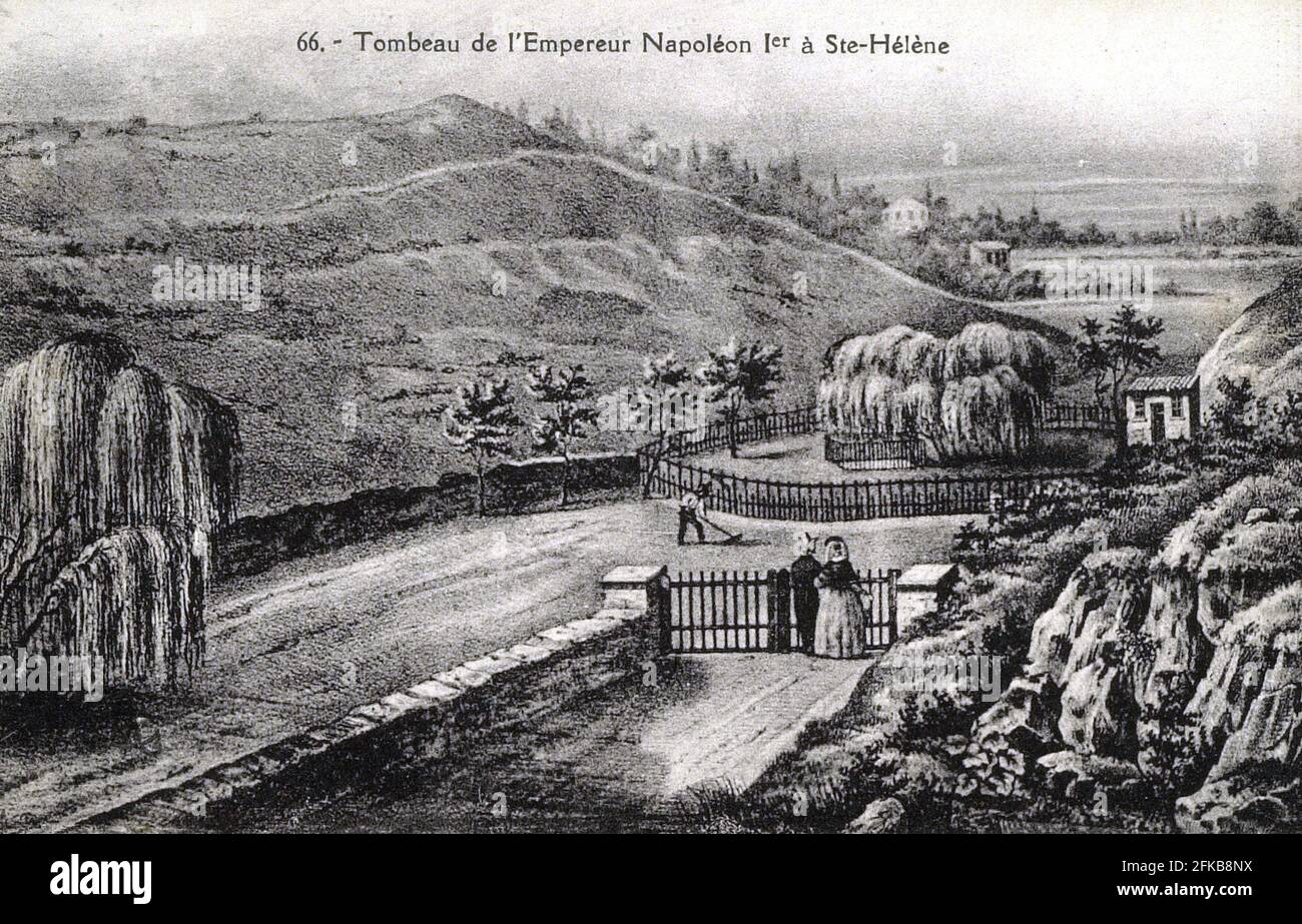 The Grave of Napoleon I in Saint-Helene 5th May 1821 Paris, Fondation ...