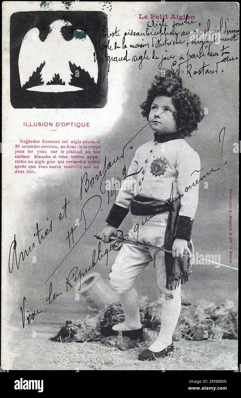 Portrait of Napoleon II, son of Napoleon I. Paris, Fondation Napoléon ...