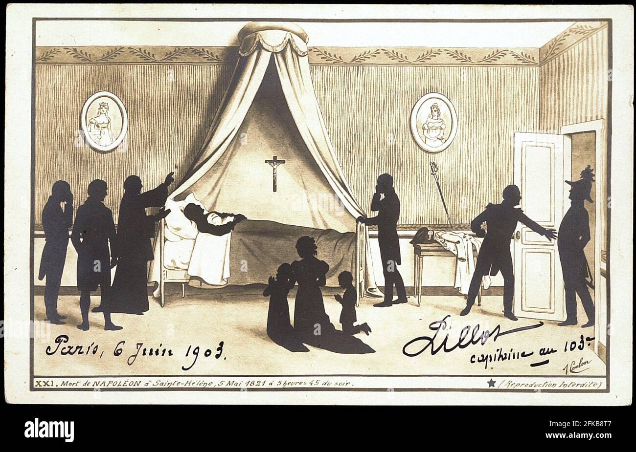 The Death of Napoleon I in Saint-Helena. 5th May 1821 Paris, Fondation ...