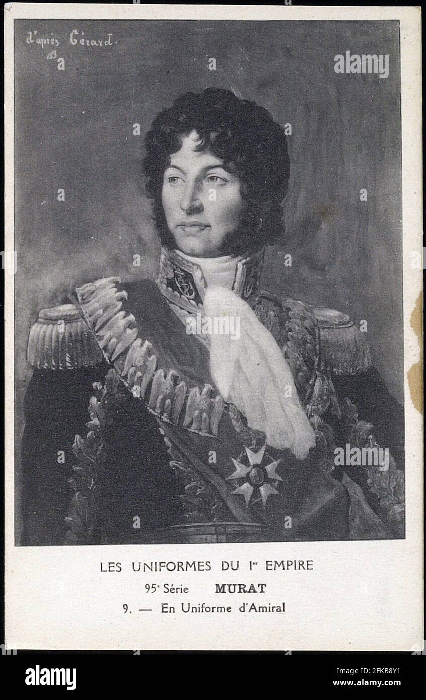 Portrait of Marshal Murat. Paris, Fondation Napoléon Stock Photo - Alamy