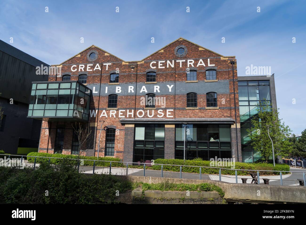 Great central Library Warehouse Brayford Lincoln Stock Photo - Alamy