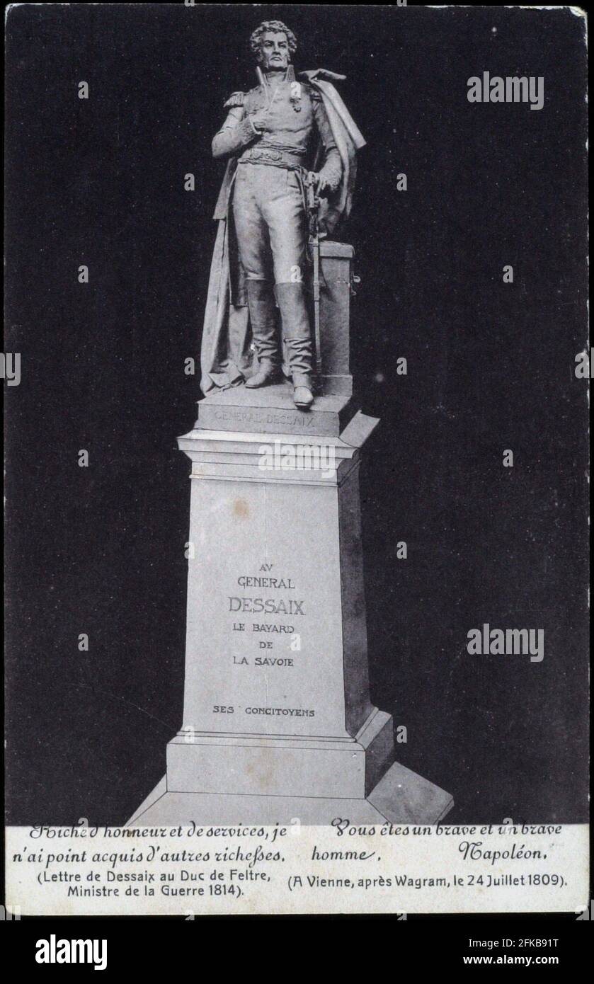 Statue of General Desaix. Paris, Fondation Napoléon Stock Photo - Alamy
