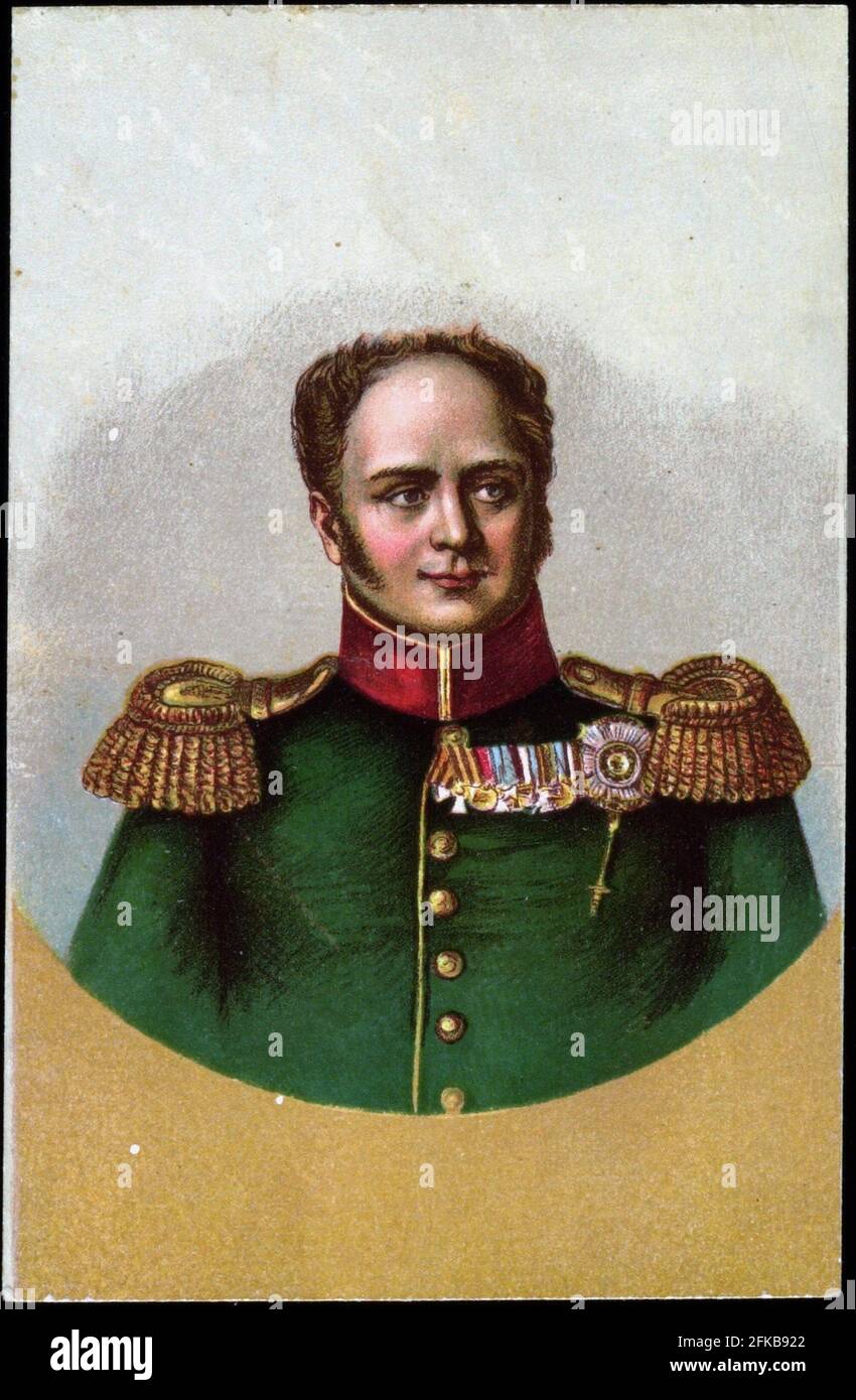Portrait of Alexander I, emperor of Russia. Paris, Fondation Napoléon ...