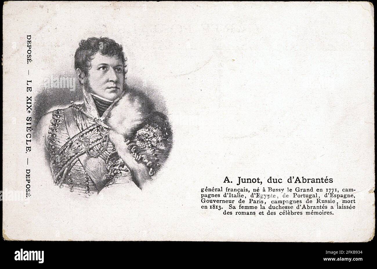 Portrait of General A.Junot, duke of Abrantés. Paris, Fondation ...
