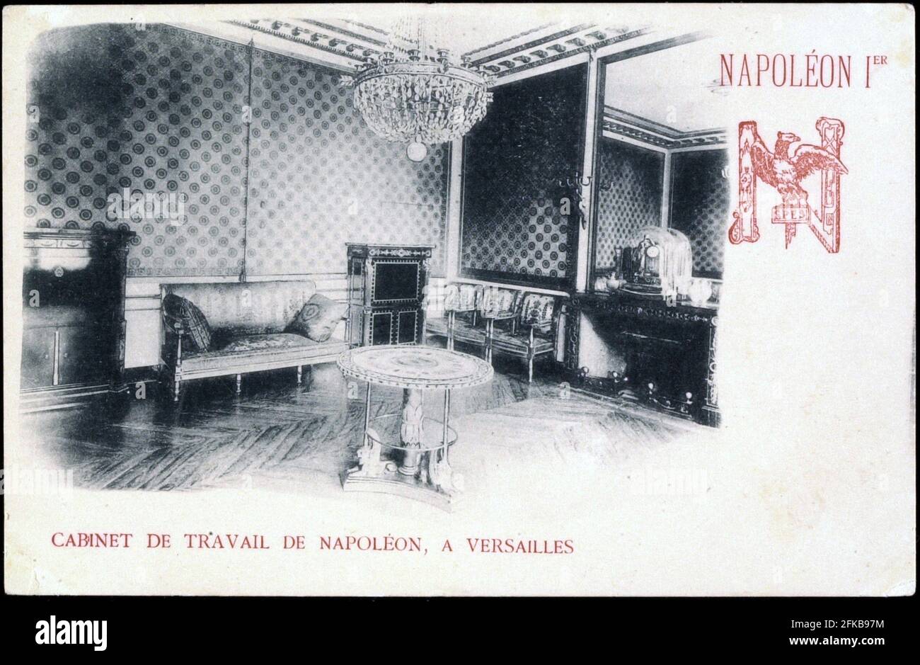 Versailles: Napoleon I workroom Paris, Fondation Napoléon Stock Photo ...
