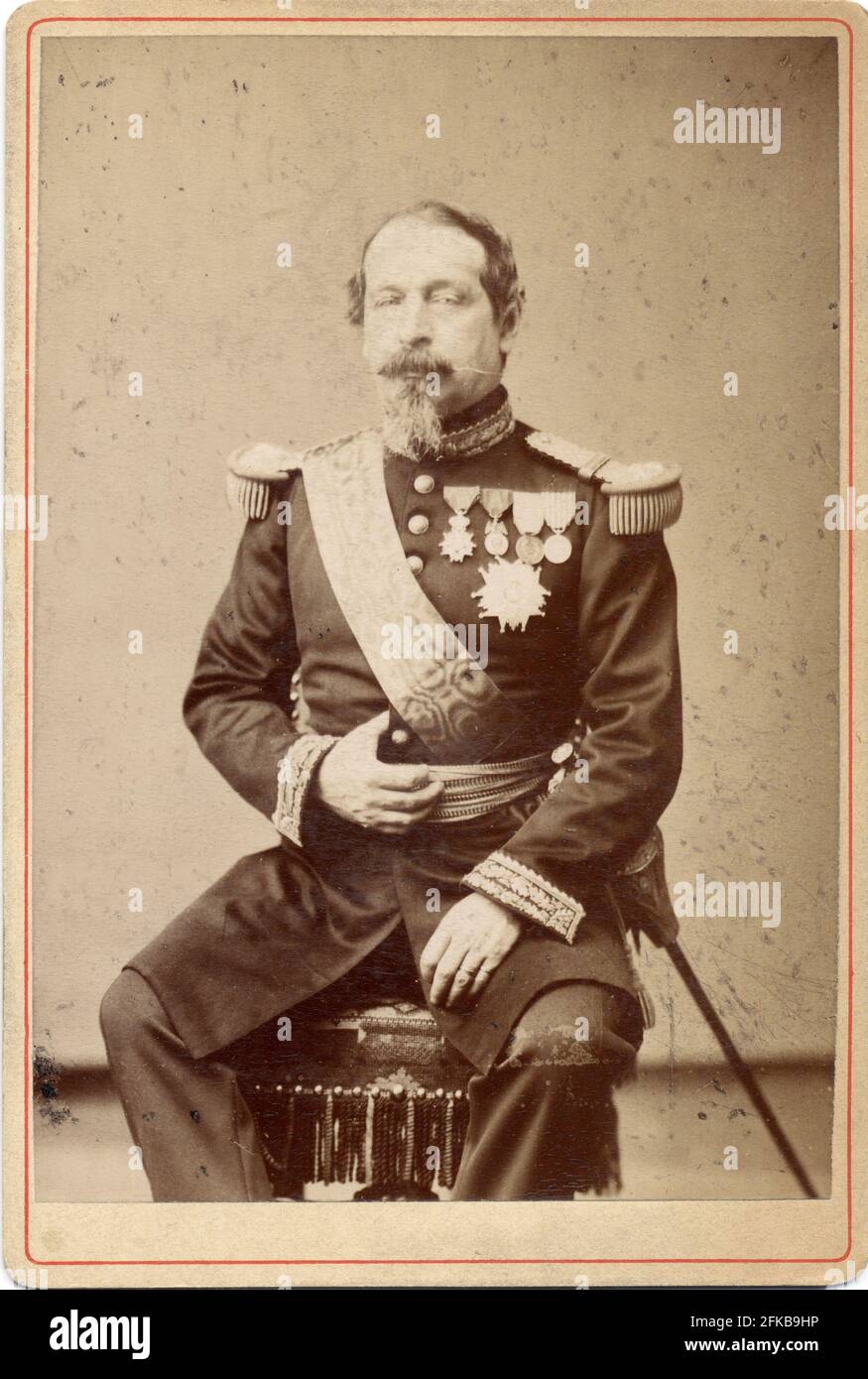 Charles-Louis-Napoleon Bonaparte (Napoleon III) (1808-1873). President ...