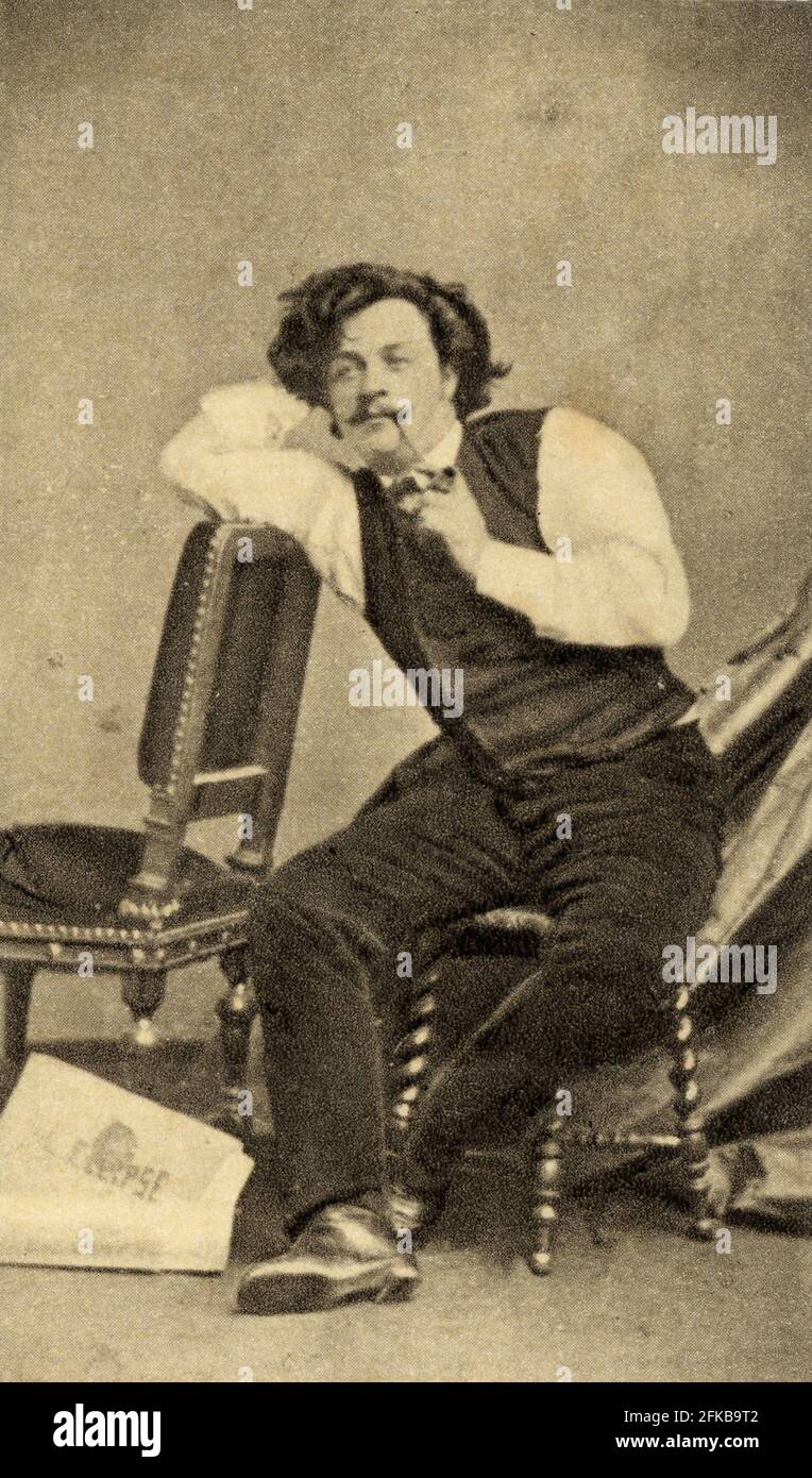 André Gill Louis-Alexandre Gosset de Guine (1840-1885) French paiter ...