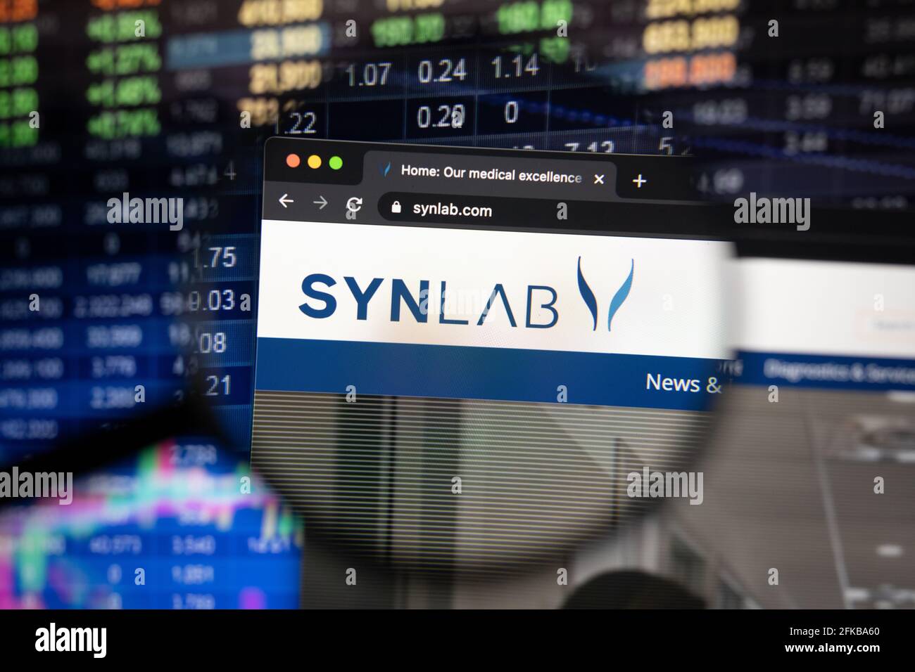 Synlab logo hi-res stock photography and images - Alamy