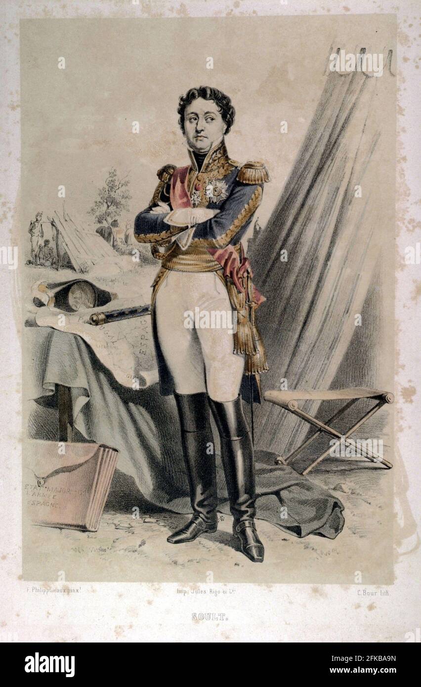 Jean-de-Dieu Soult. 1769-1851. Duke of Dalmatia, Marshal of France and ...