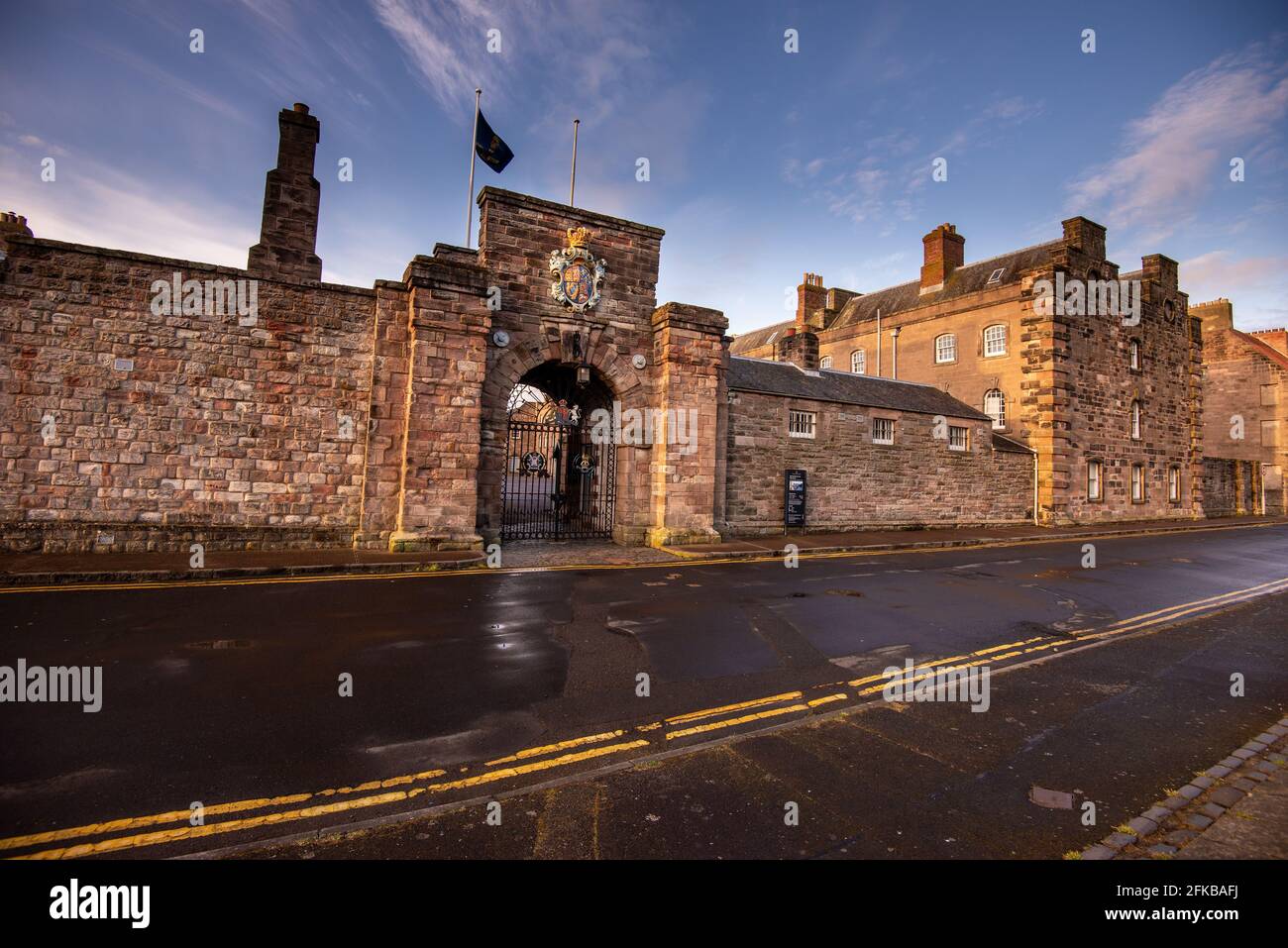 The first purpose built army barracks in the UK in Berwick upon Tweed ...