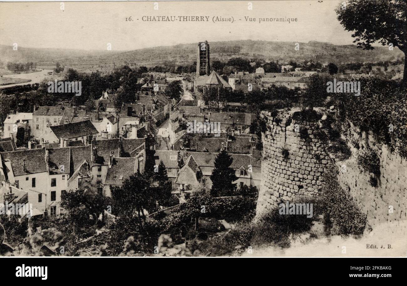 CHATEAU-THIERRY. French department: 02 - Aisne Postcard End of 19th ...