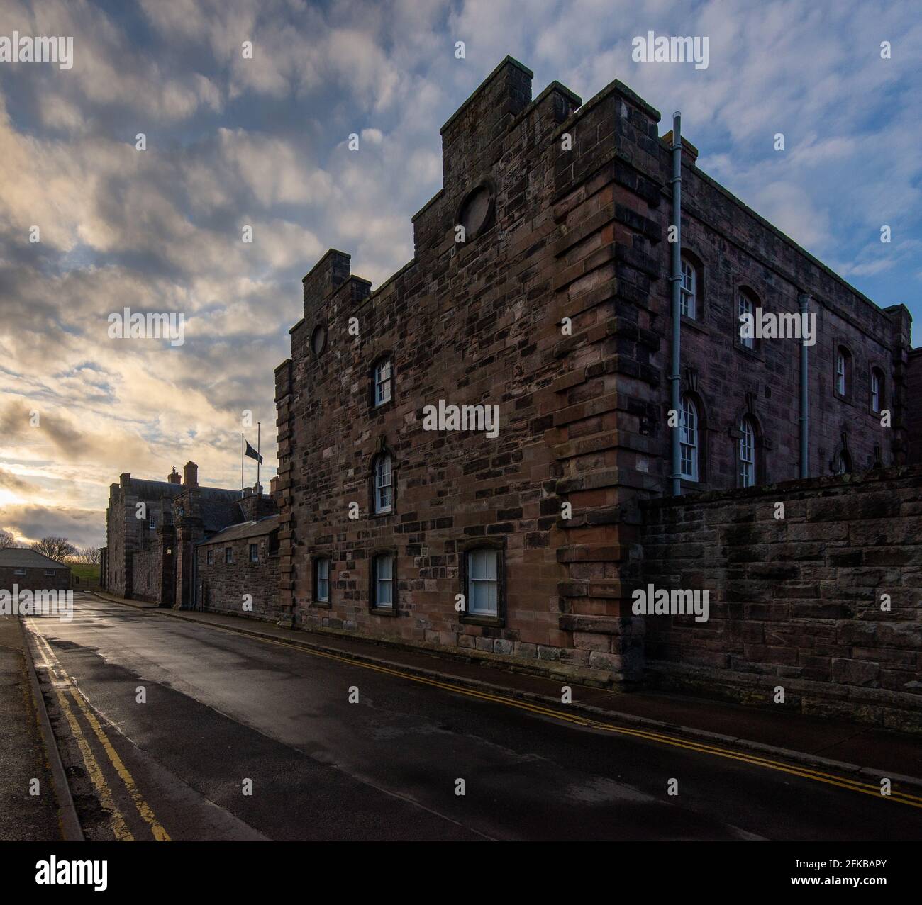 The first purpose built army barracks in the UK in Berwick upon Tweed ...
