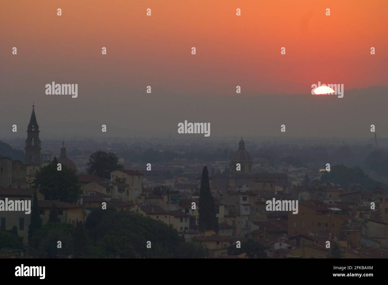 Firenze sunset hi-res stock photography and images - Alamy