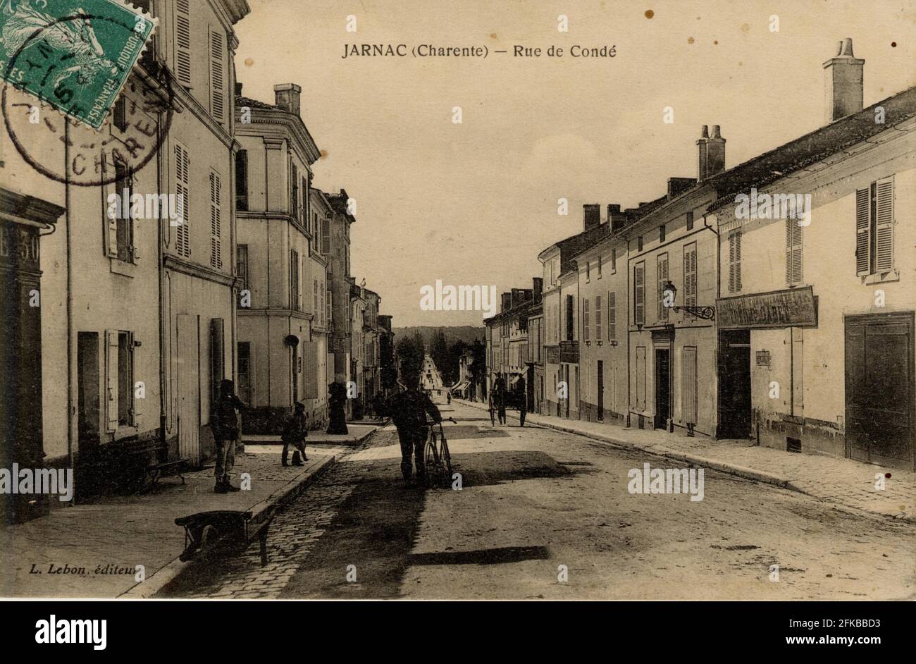 JARNAC. French department: 16 - Charente Postcard End of 19th century ...