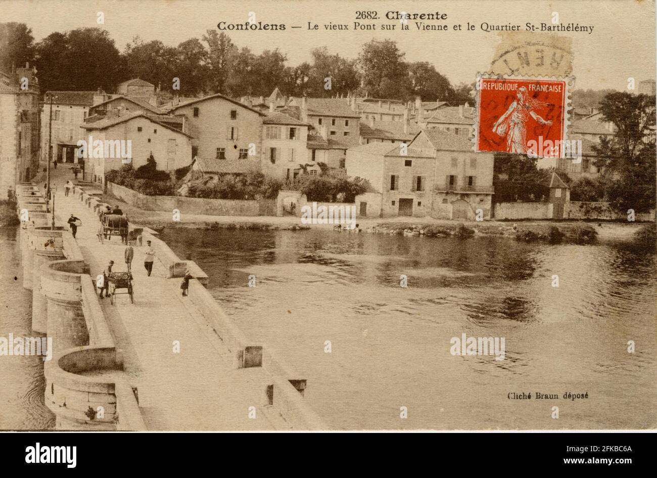 Confolens charente france hi-res stock photography and images - Alamy