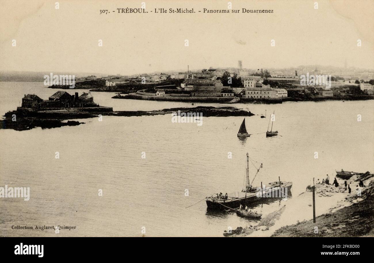 Treboul harbour hi-res stock photography and images - Alamy