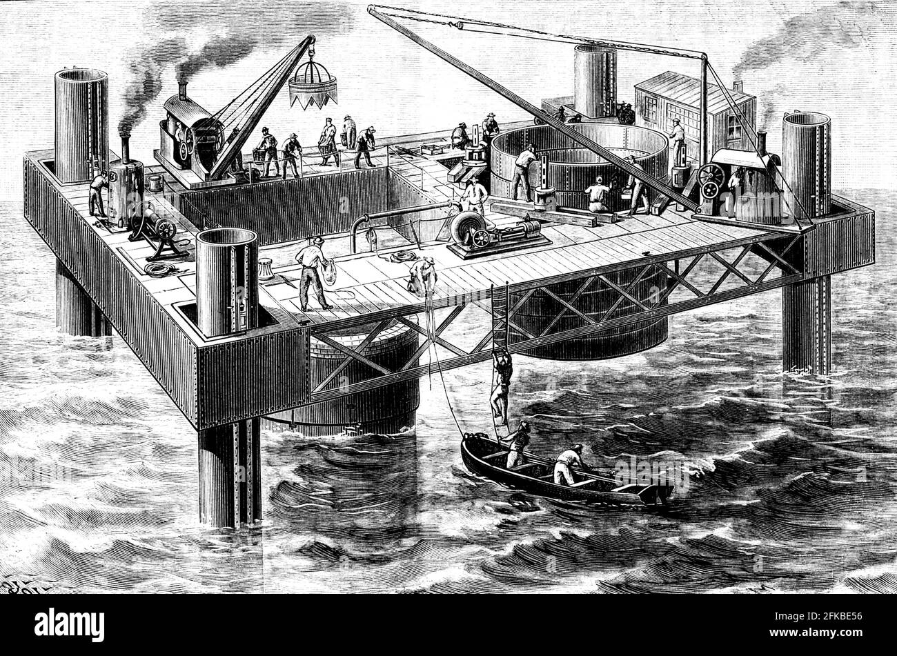 19th Century Bridge Construction High Resolution Stock Photography and ...