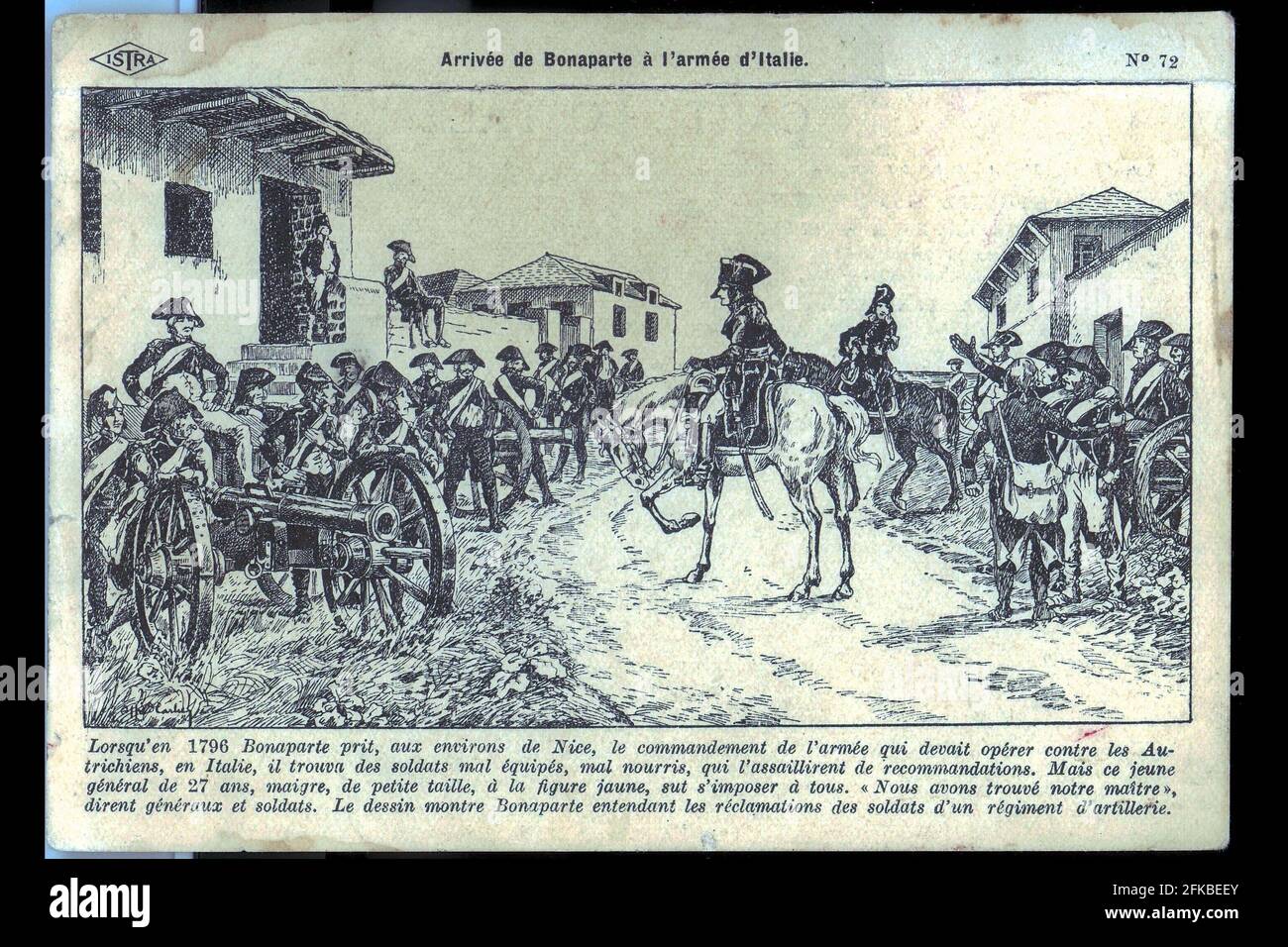 Arrival of Napoleon Bonaparte in the Army of Italy. 1st campaign in ...