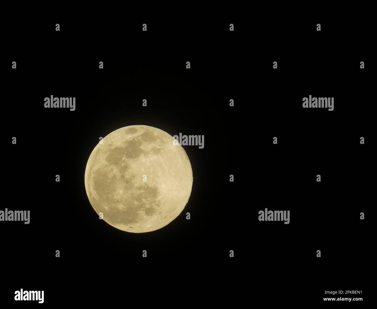 Full Moon in near plan Stock Photo - Alamy